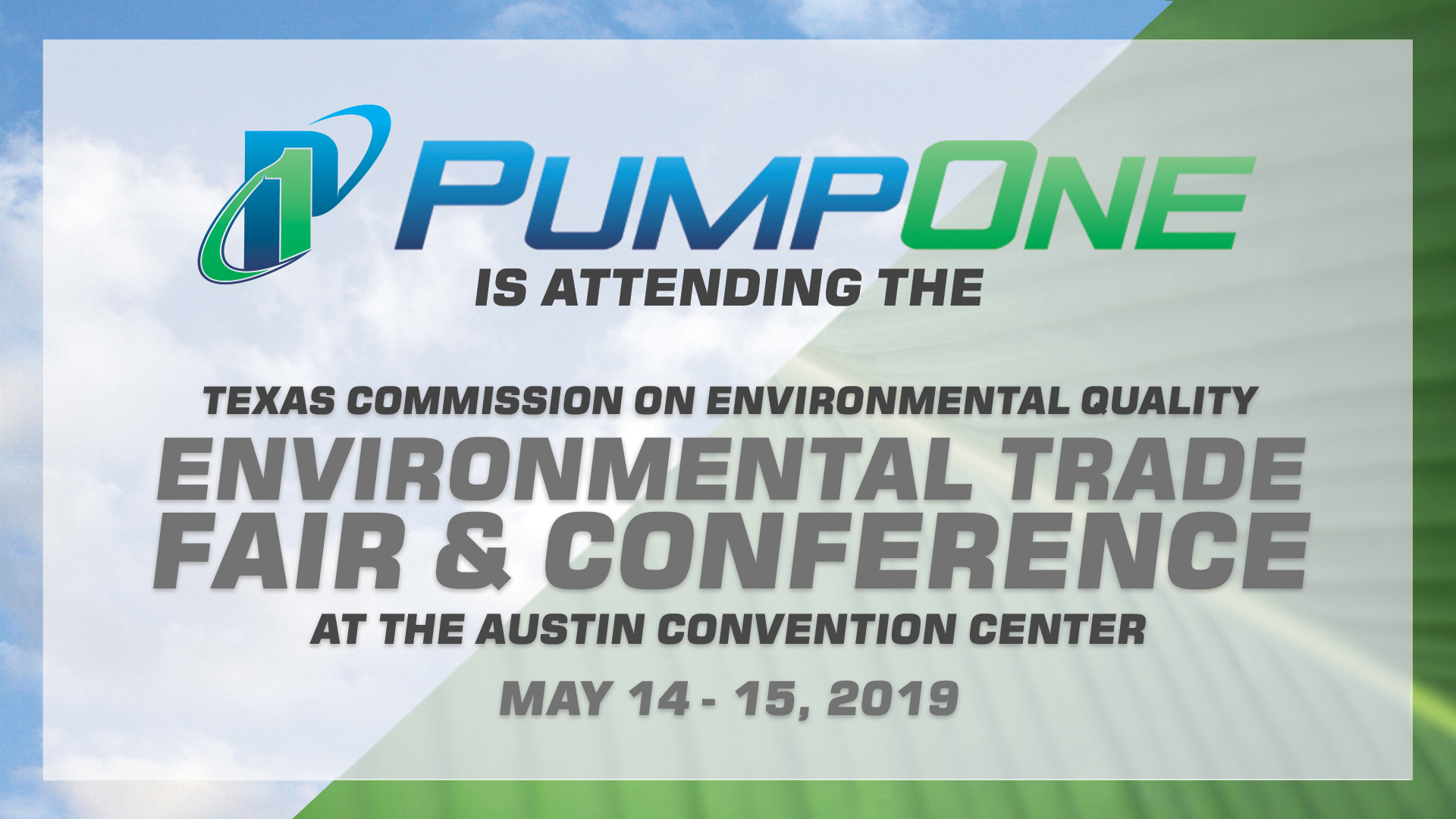 PumpOne is Exhibiting at the TCEQ Environmental Trade Fair & Conference ...