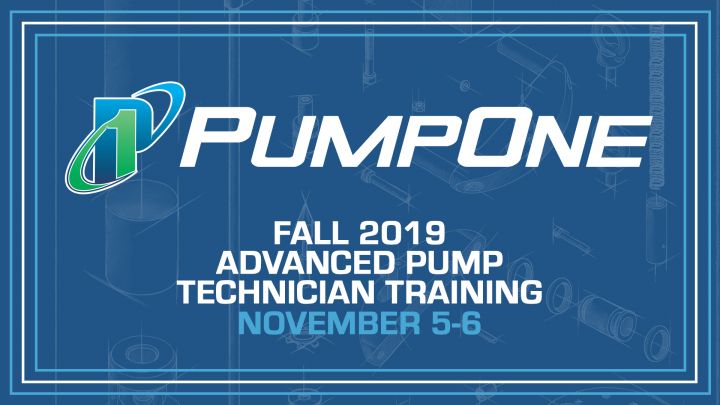 Get Ready for the PumpOne Fall 2019 Advanced Pump Technician Training ...